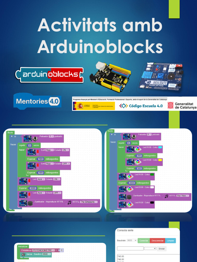 1 - ARDUINOBLOCKS - KEYESTUDIO - UNO - TDRSTEAM Antonio | PDF