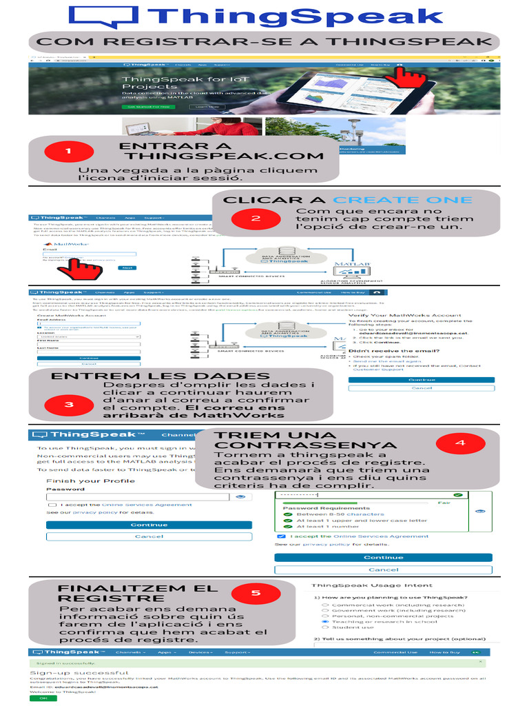 Registrar-Se A ThingSpeak | PDF