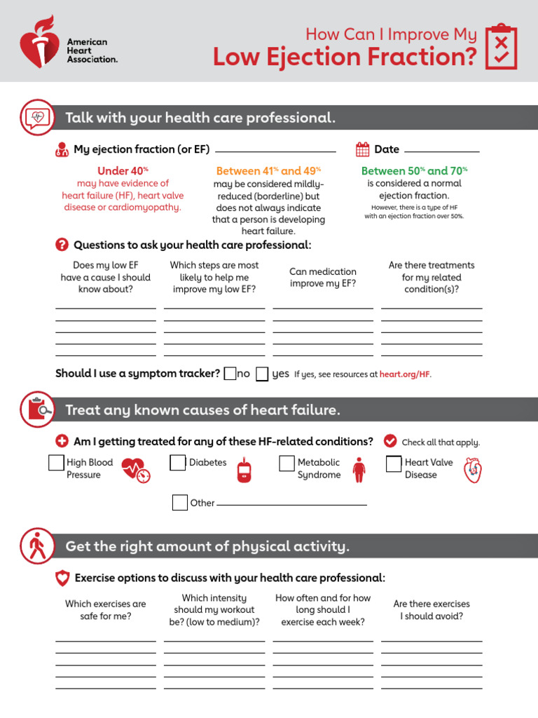 Lowering Your Ejection Fraction | PDF | Heart Failure | Heart