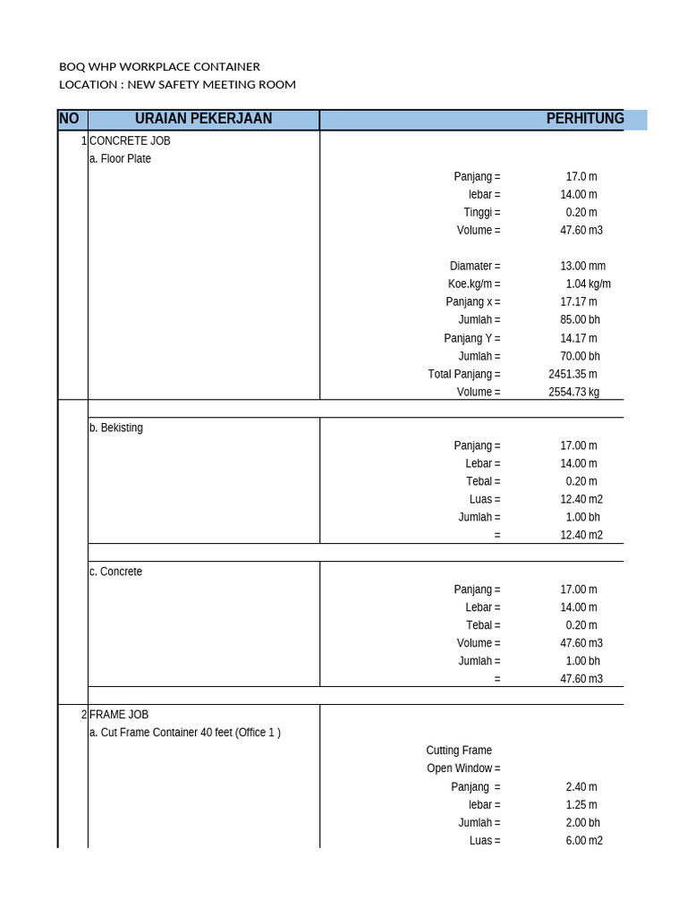 Boq Whp Workplace Container | PDF