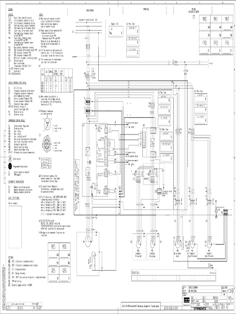 GA 132 - 180 VSD Electrical Diagram | PDF