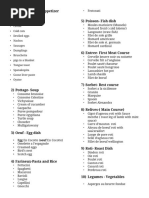 High Skill Dishes for GCSE Food Tech | PDF