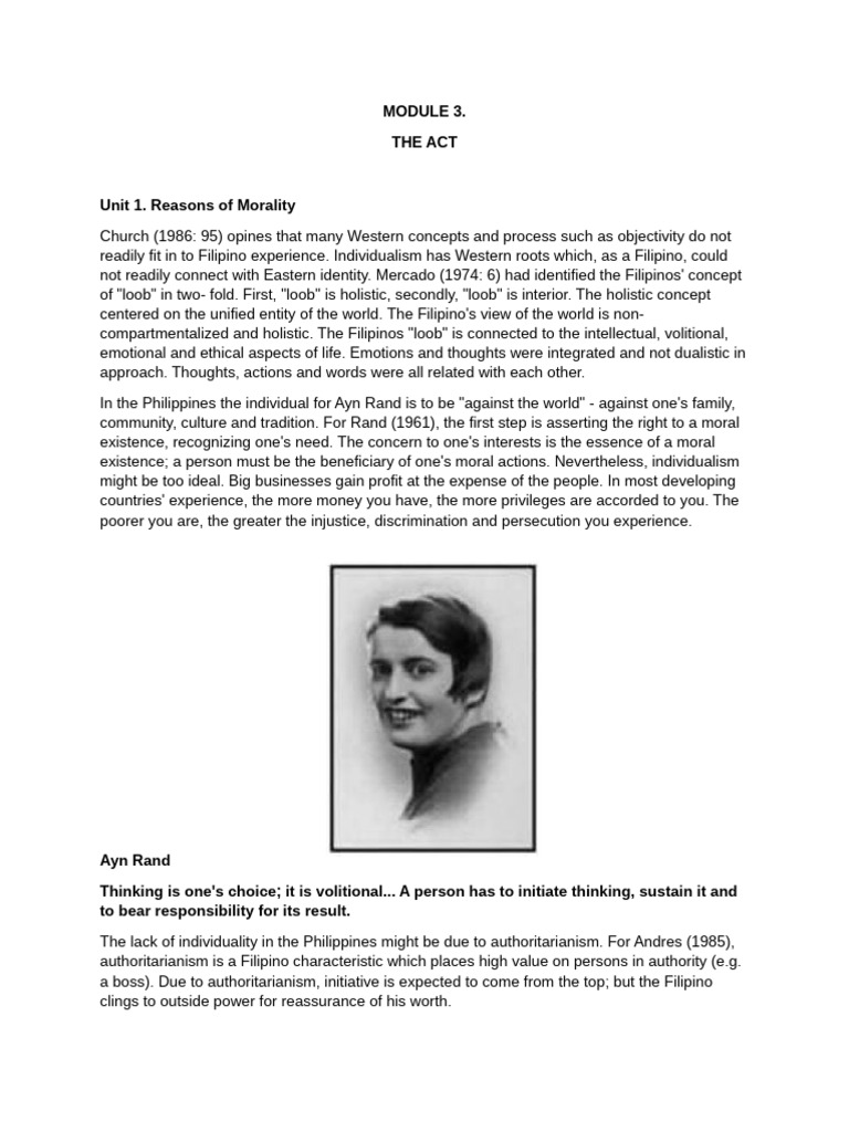 Module 3 - Unit 1 Ethics | PDF | Logic | Aristotle