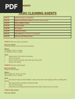 Taski R1-R9 Chemical Usage Guide | PDF | Toilet | Bathroom