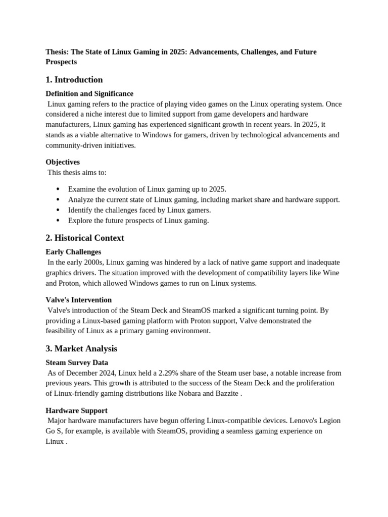 The State of Linux Gaming in 2025 | PDF | Linux | Operating System Families