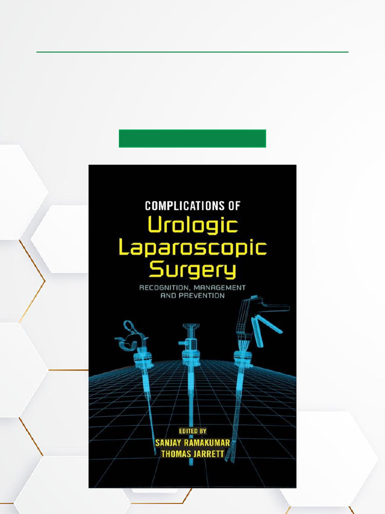 Complications of Urologic Laparoscopic Surgery - 1st Edition Entire PDF eBook | PDF | Medical ...