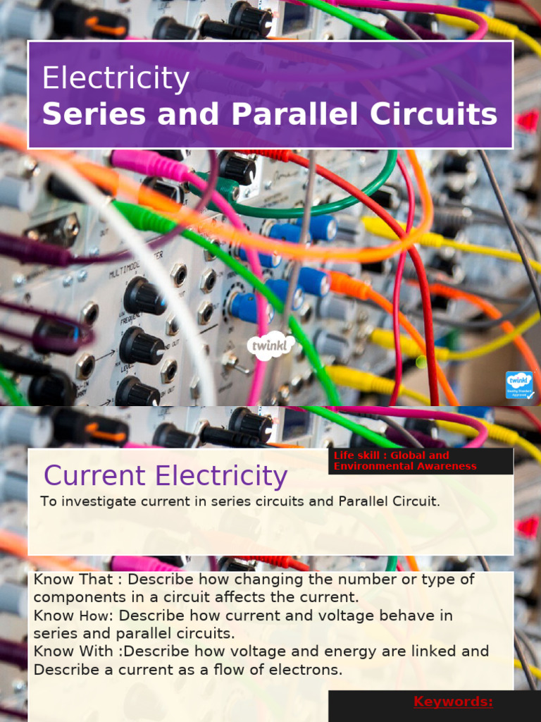Electricity Series and Parallel | PDF | Series And Parallel Circuits ...