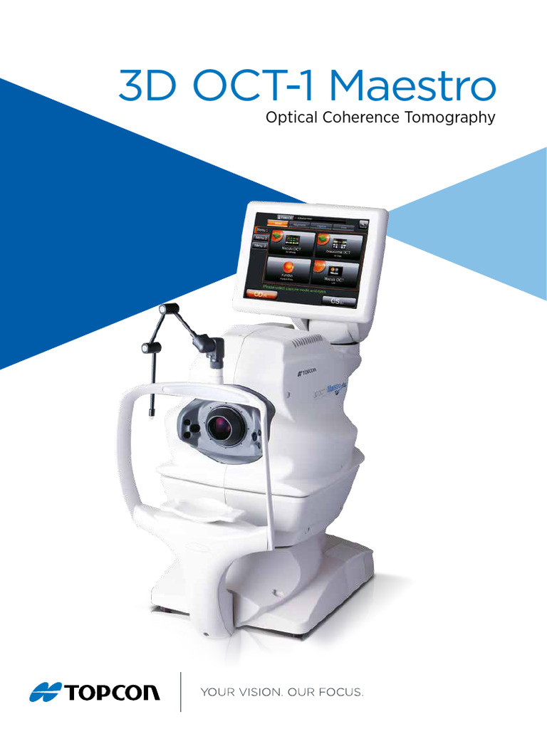 3D OCT-1 Maestro Overview and Features | PDF | Retina | Cornea