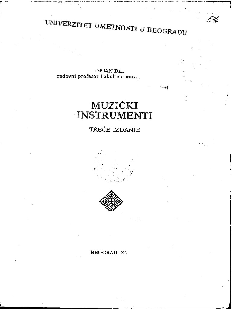 Muzicki Instrumenti Dejan Despic Trece Izdanje-Ilovepdf-Compressed | PDF