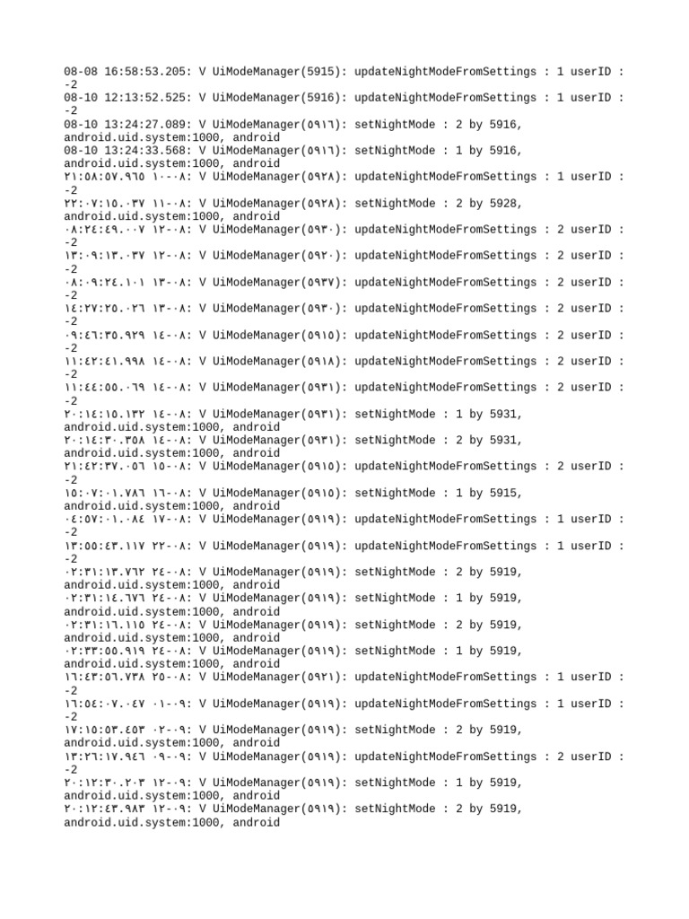 Dark Mode Log1 | PDF