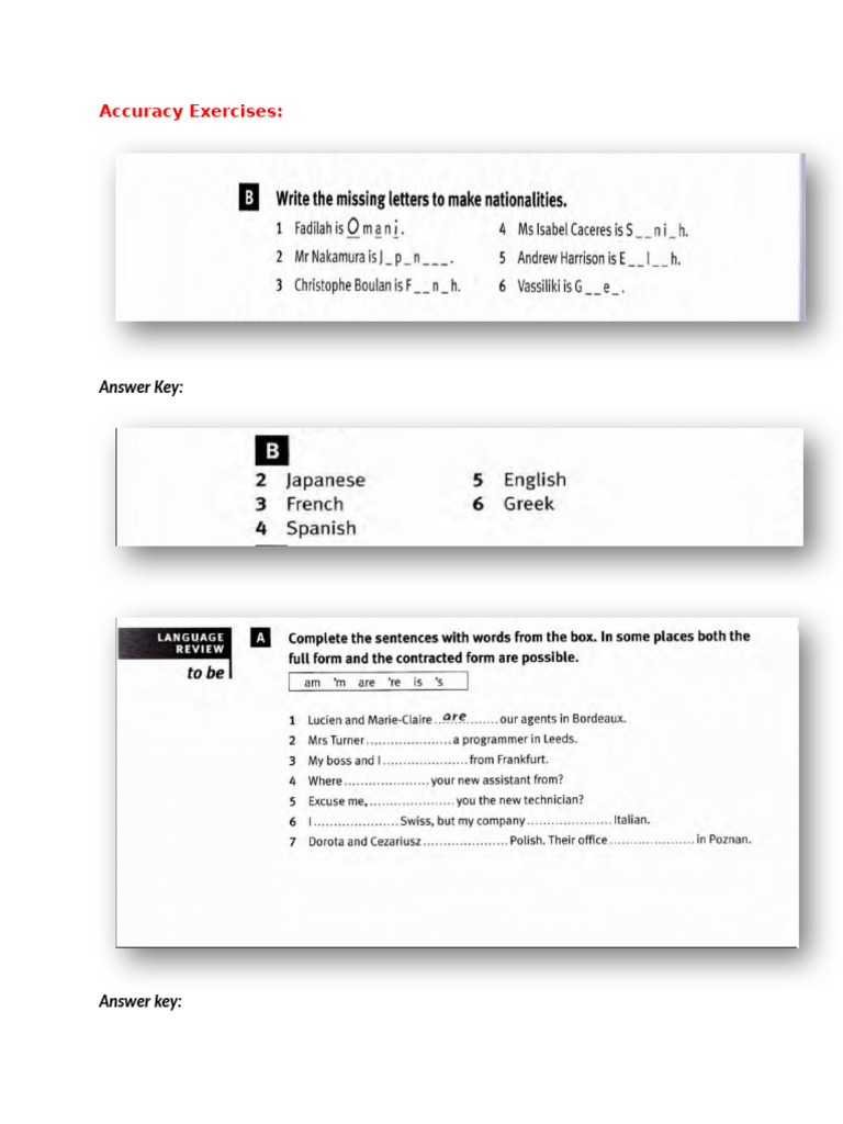 Unit 1 (Introductions) | PDF