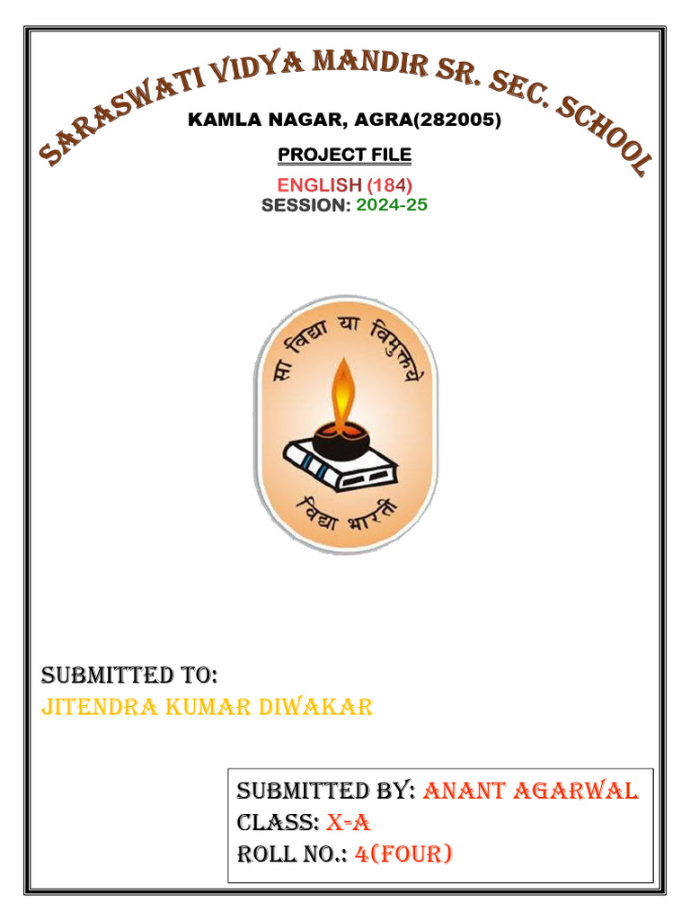 English Practical File1 Pdf