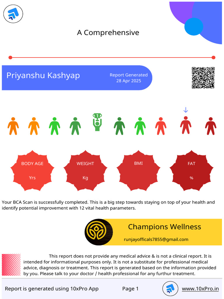 10xpro BCA Report Priyanshu Kashyap 1745803837 | PDF | Obesity | Flax