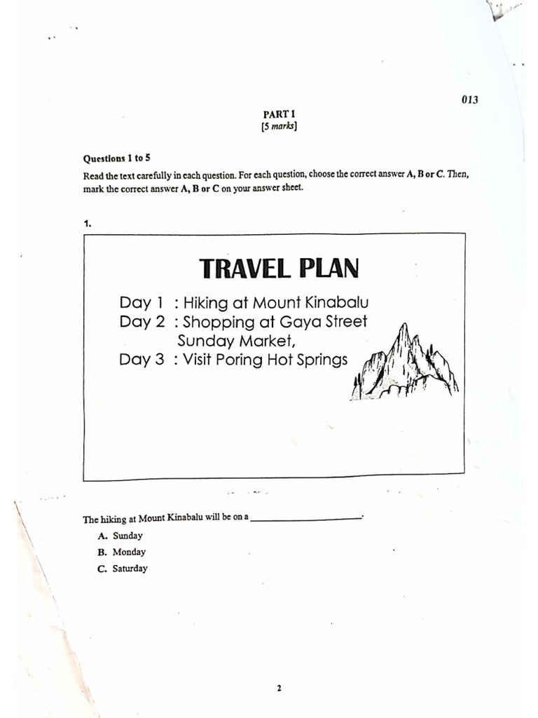 Year 6 Exam Paper | PDF