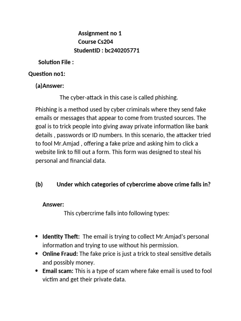 Assignment No 1 cs204 | PDF