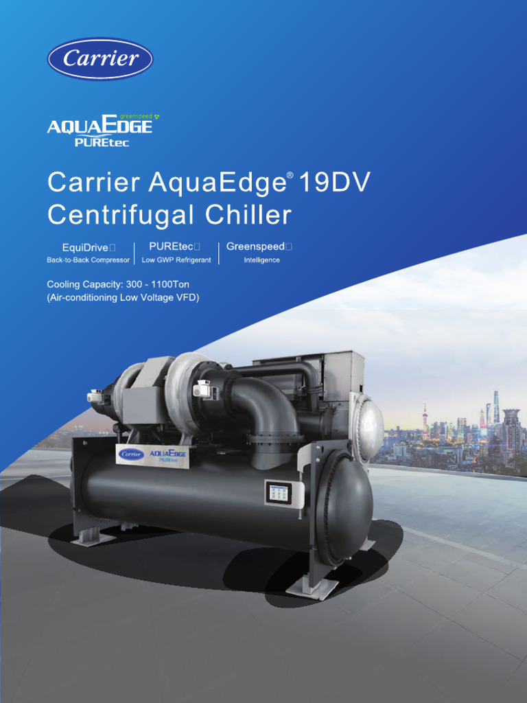 19DV Water Cooled Centrifugal Chiller With VFD - tcm178 96496 | PDF
