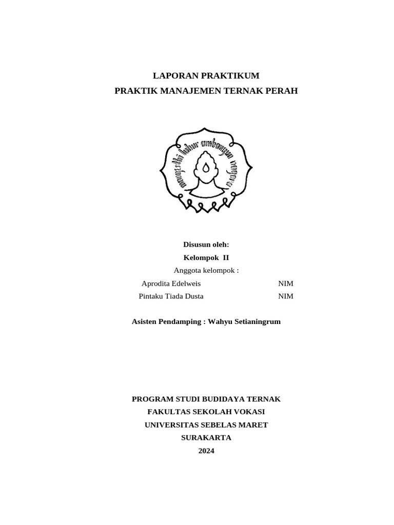 Format Dan Layout Laporan M | PDF