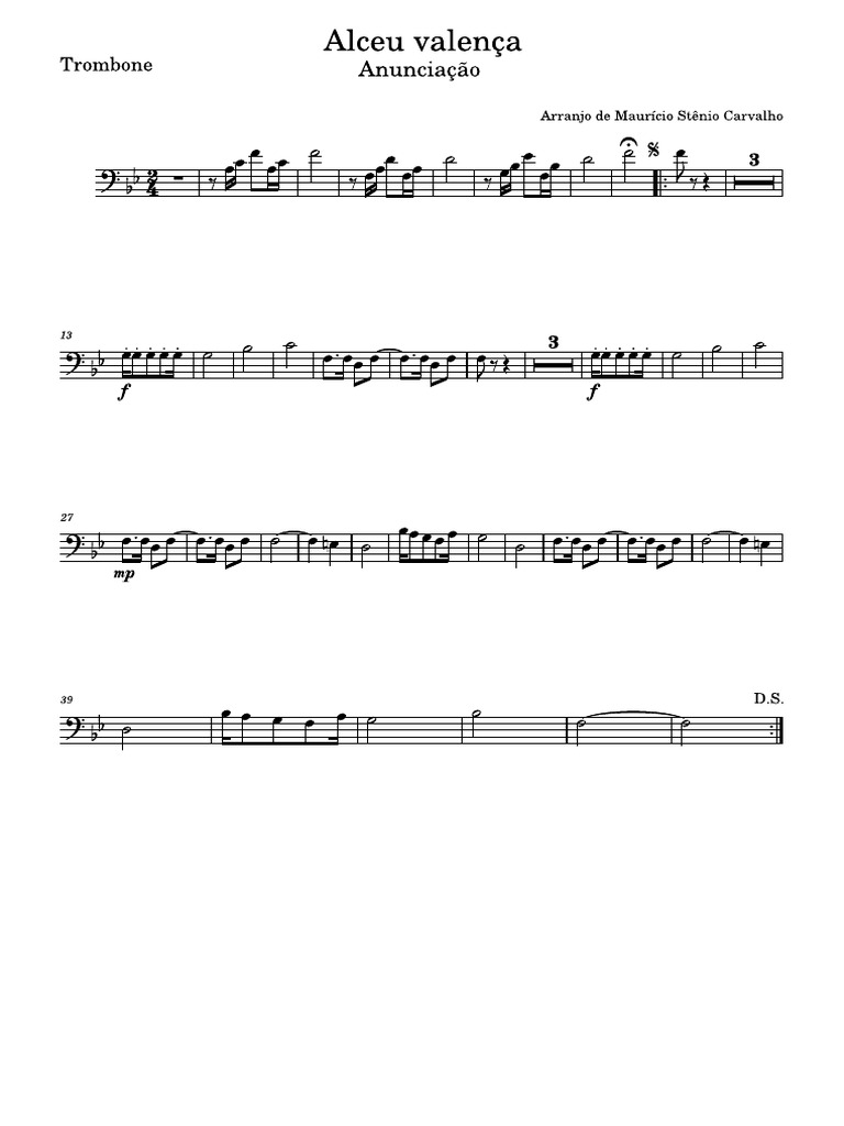 Anunciacao Trombone | PDF