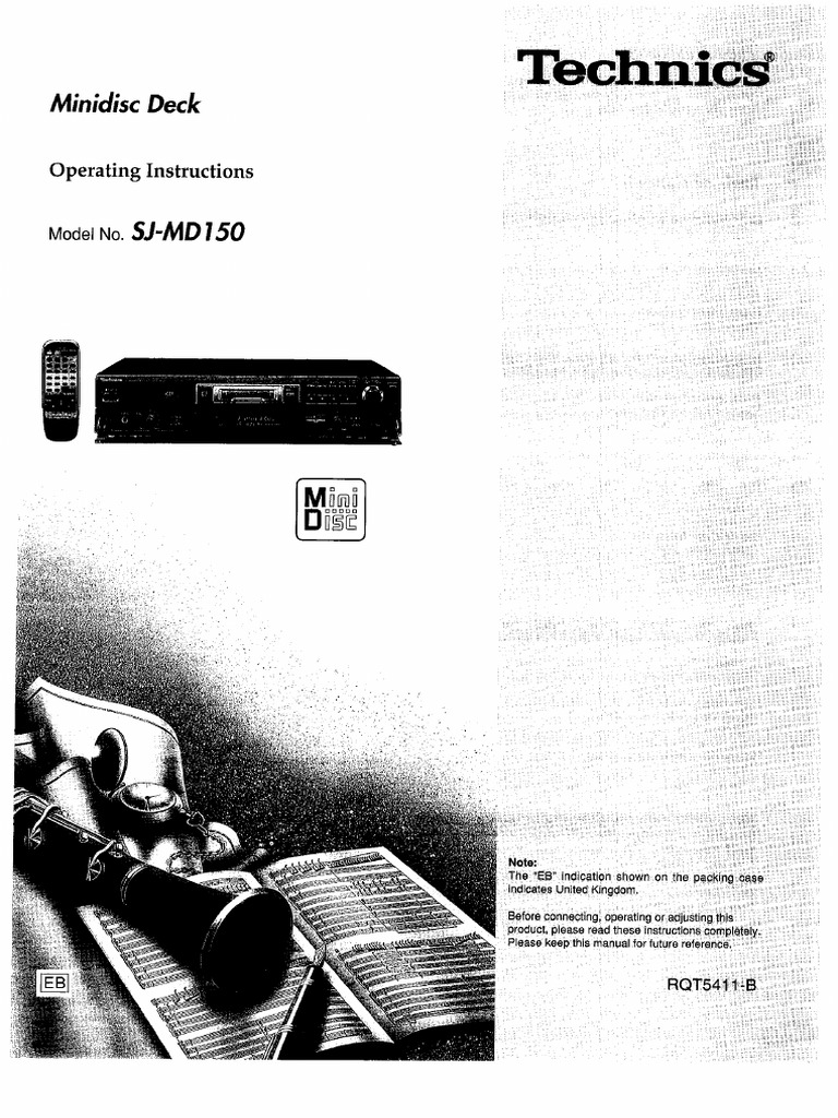 Technics sj-md150 | PDF