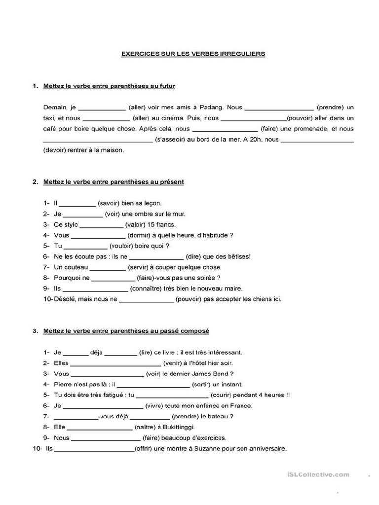 Futur Simple | PDF