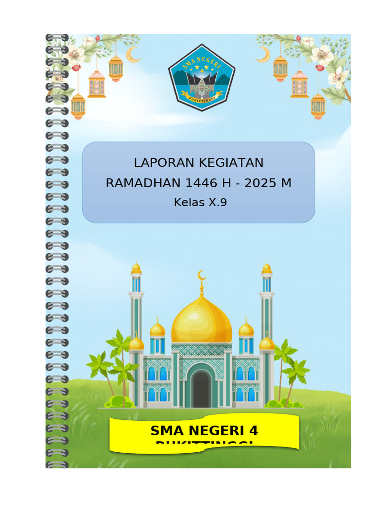 Laporan Kegiatan Ramadhan | PDF