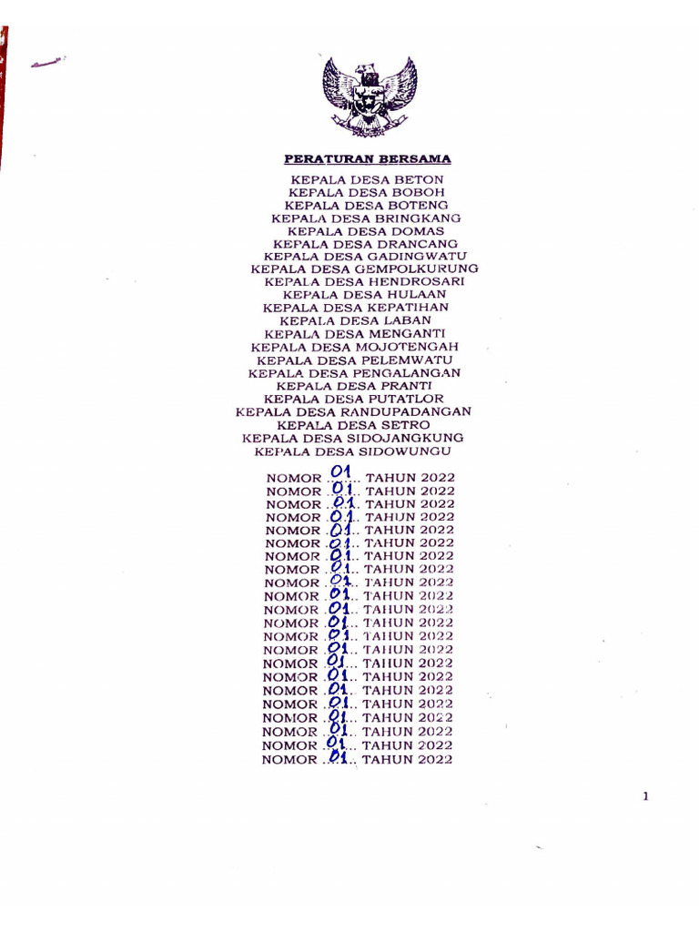 Permakades 01 2022 Pembentukan Bumdesma | PDF