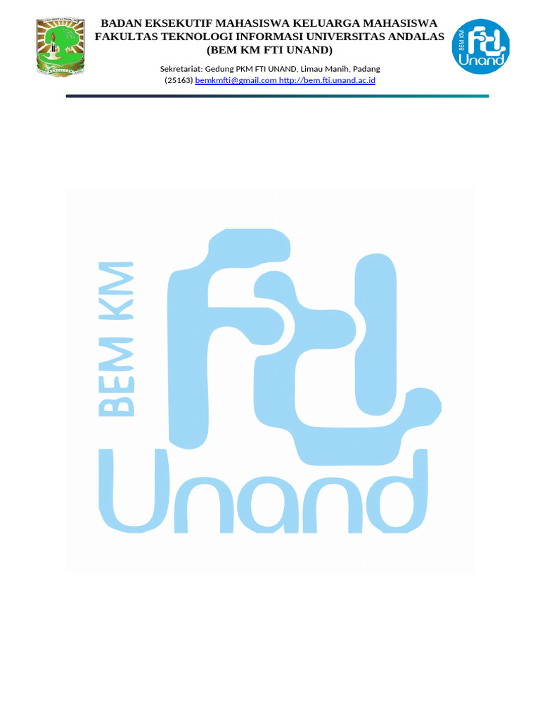 Kop Surat BEM KM FTI Unand | PDF