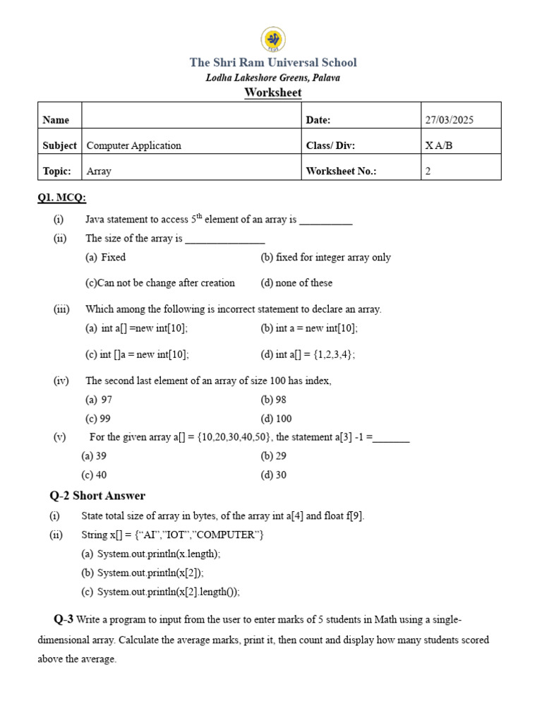 Good Study Materials Class 10th Icse | PDF | Integer (Computer Science) | String (Computer Science)