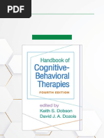 Cognitive Behavior Therapy Basics and Beyond 3rd Edition TEXTBOOK | PDF | Cognitive Behavioral ...