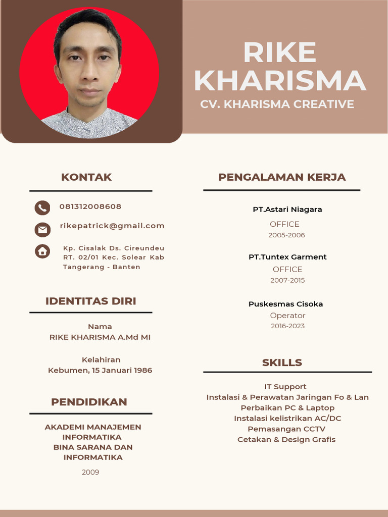 CV. Kharisma Creative Rike | PDF