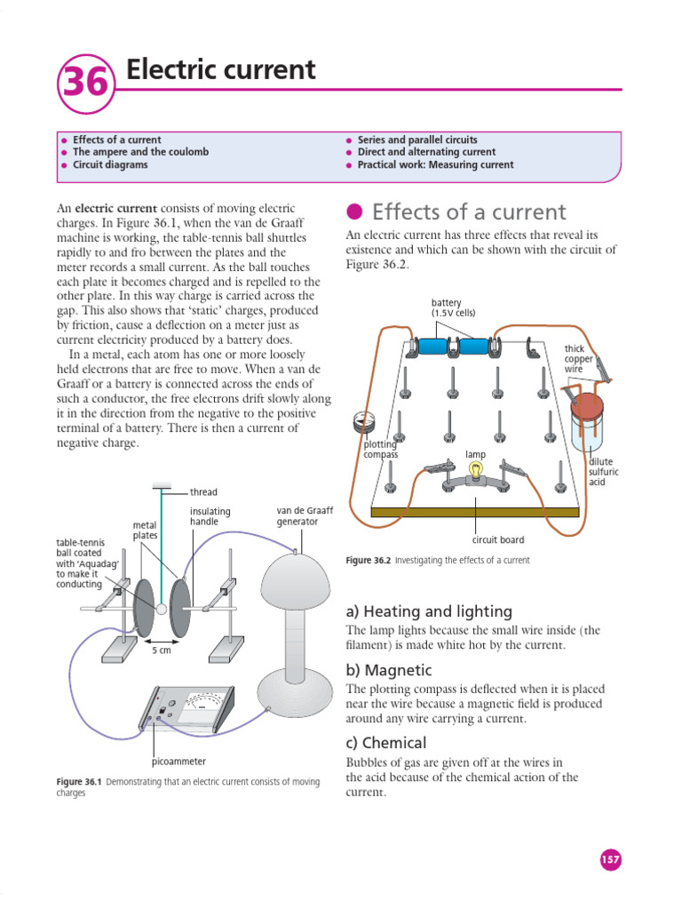 Current Electricity - Reading Material | PDF | Voltage | Electric Current