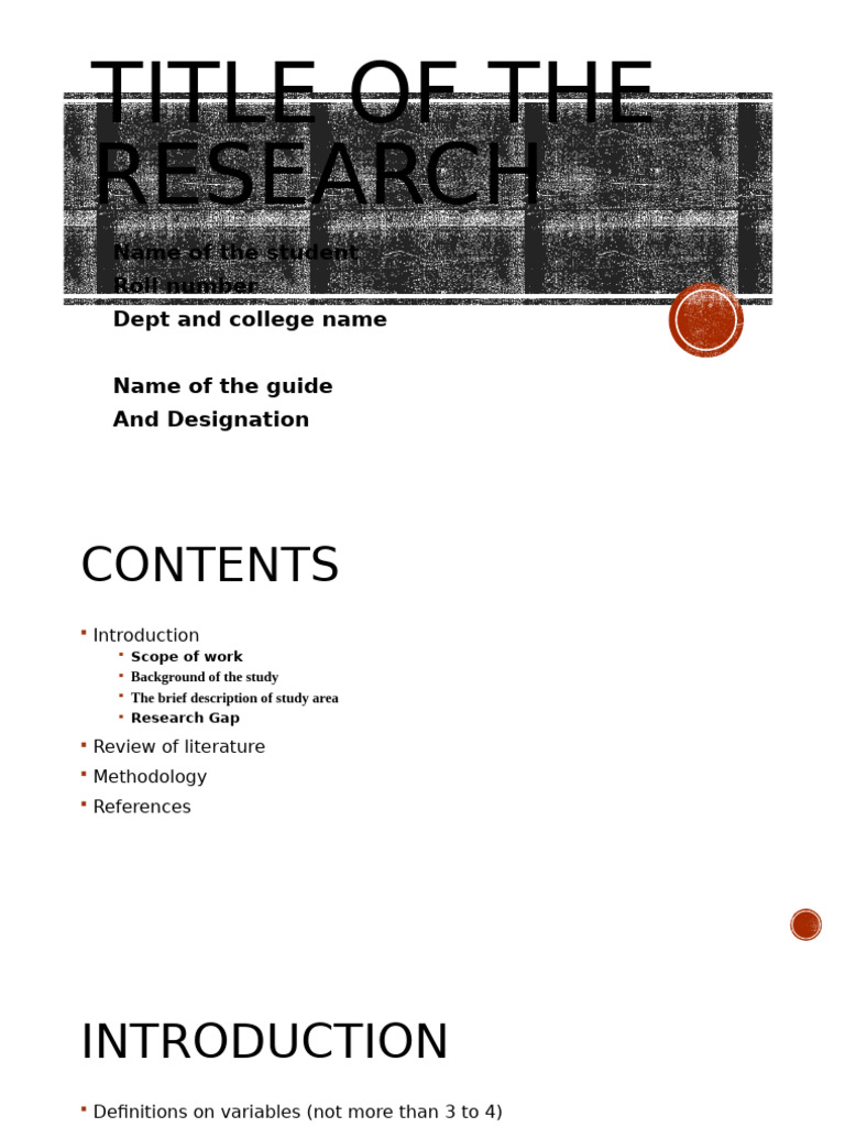 Template For Dissertation 2024-25 | PDF