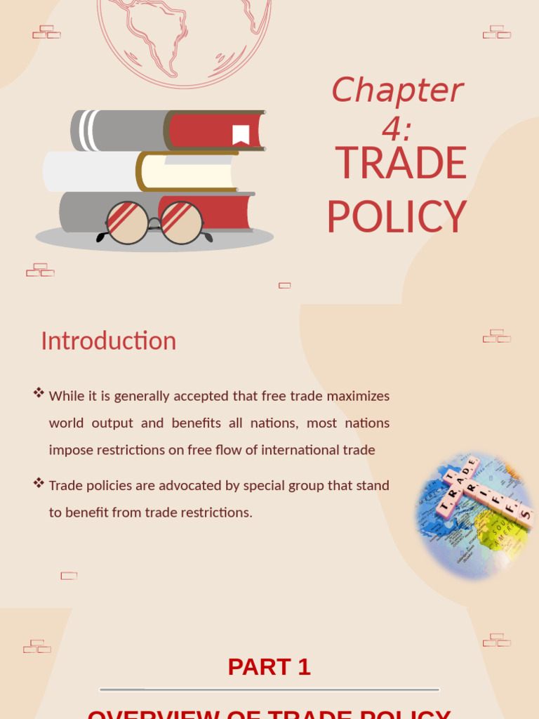 Chap4 - Trade Policy | PDF | Tariff | Economic Surplus