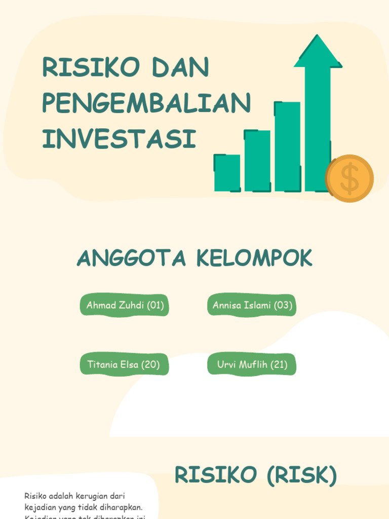 Risiko dan Pengembalian Investasi | PDF