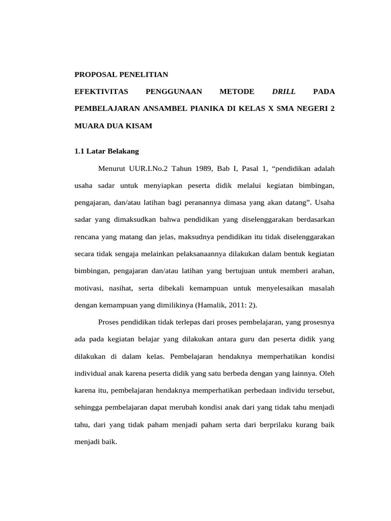 Proposal - ARI ANGGARA | PDF