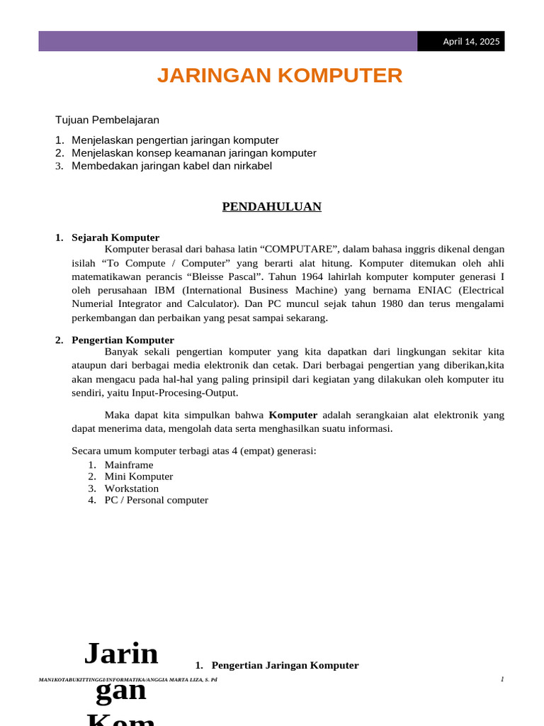 Keamanan Jaringan: Konsep CIA Triad | PDF
