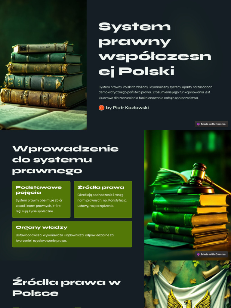 System Prawny Wspolczesnej Polski | PDF