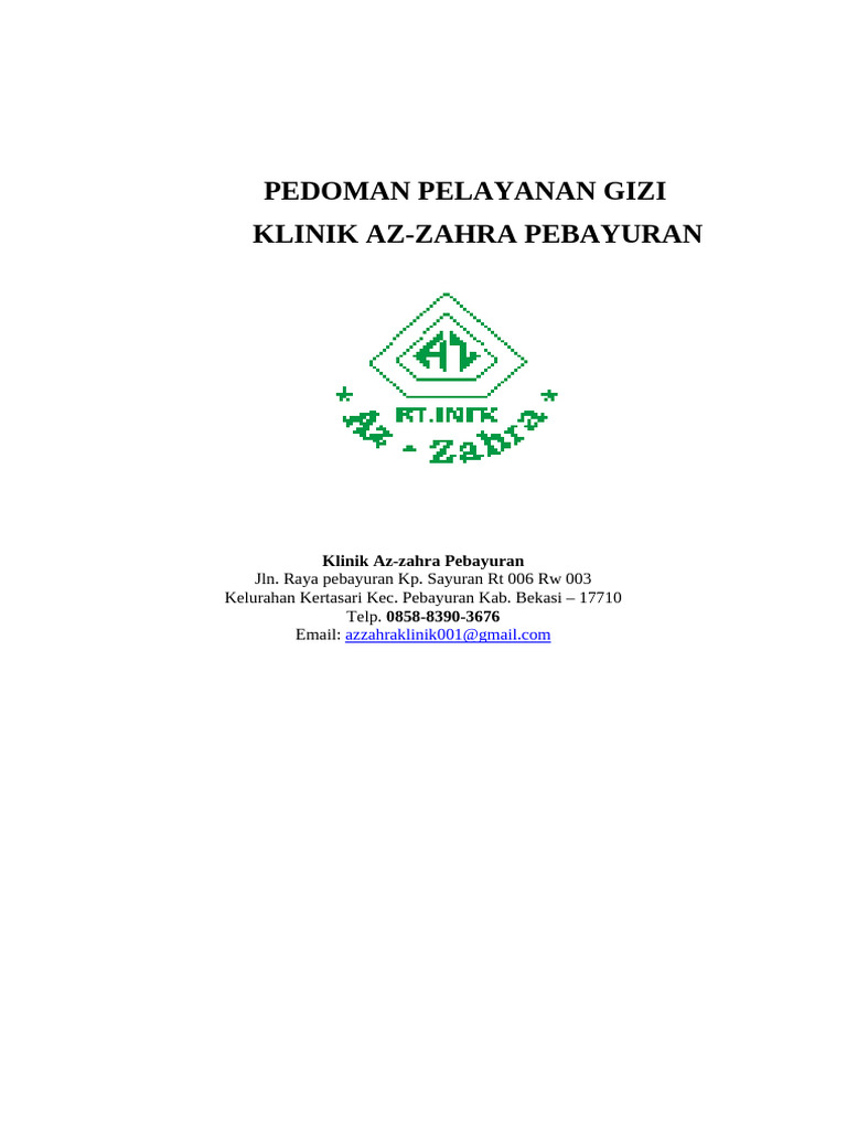1. SK KEBIJAKAN PEDOMAN GIZI | PDF