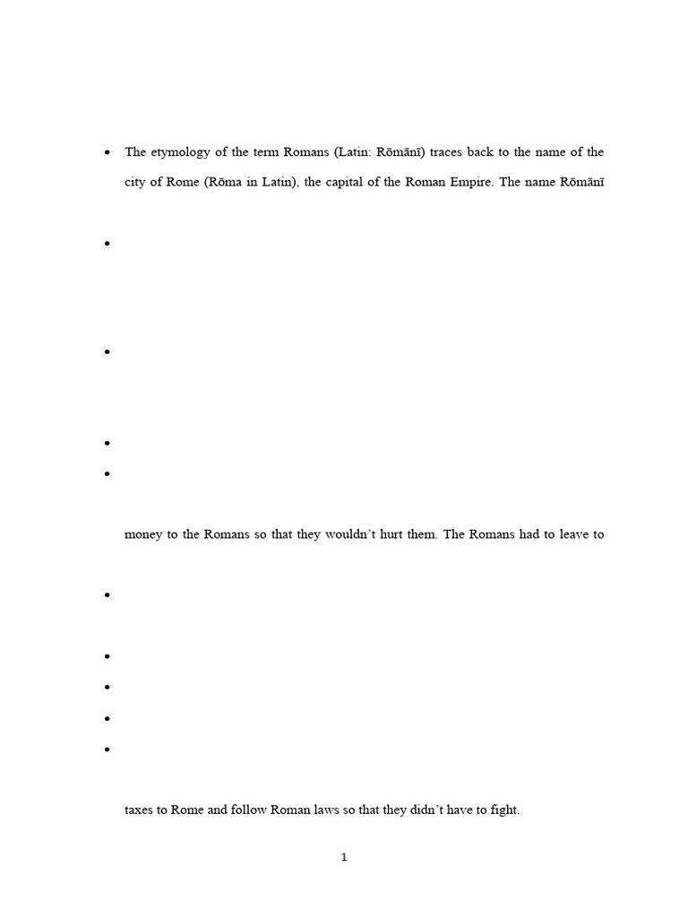 Lecture Three - The Romans | PDF | Ancient Rome | Roman Britain