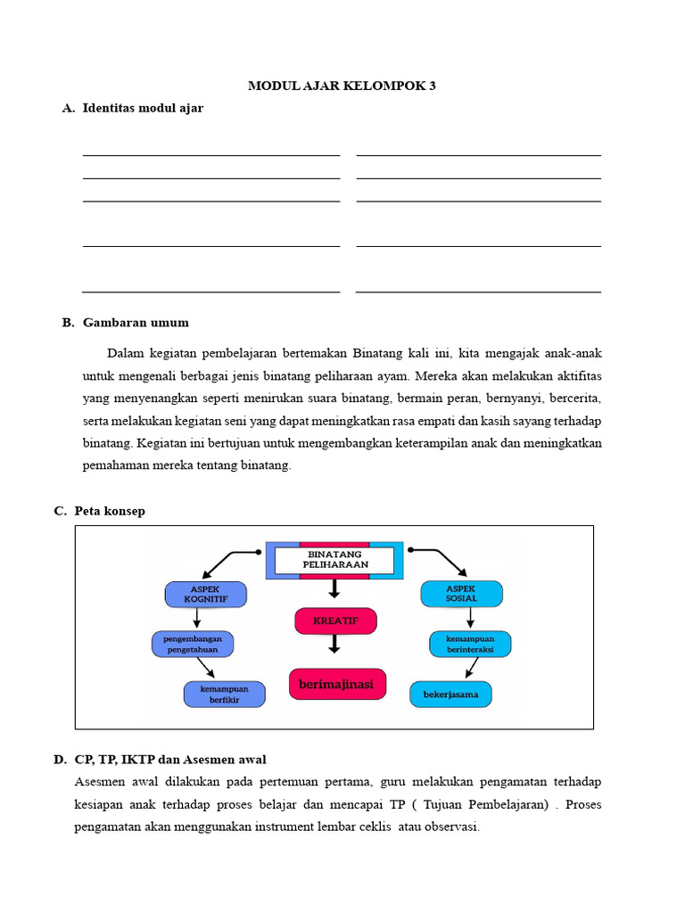 IDENTITAS MODUL AJAR[1] | PDF