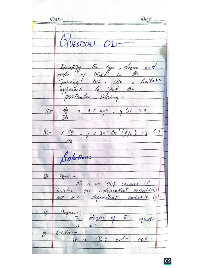 Assignment #3 Differential | PDF