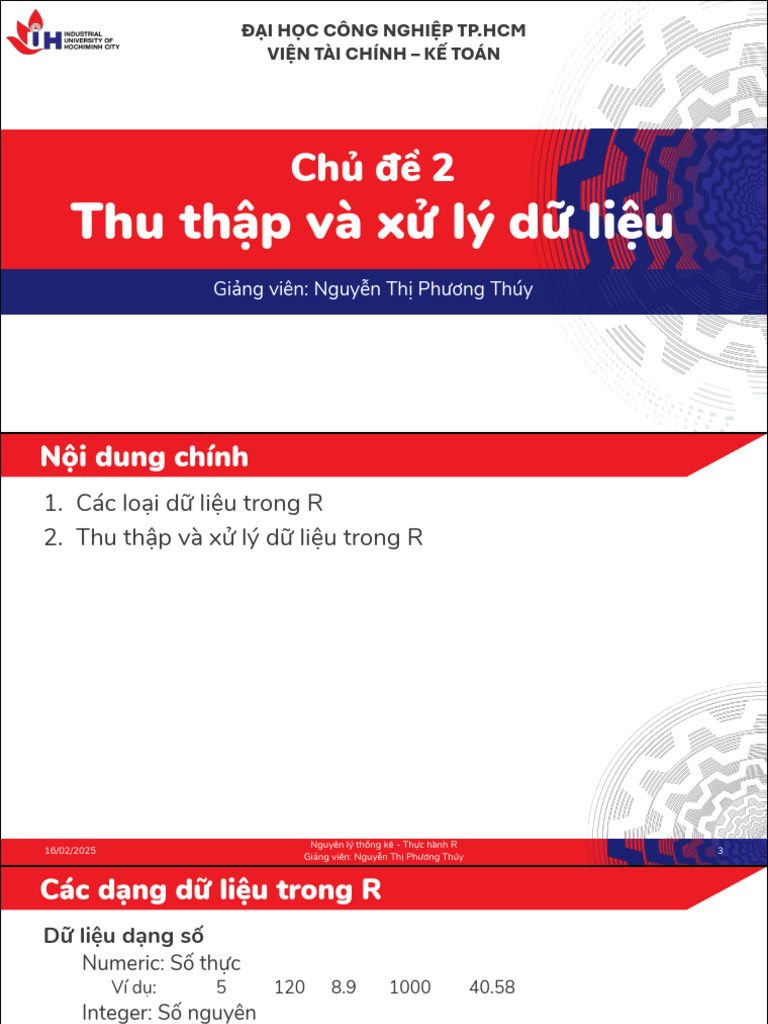 2.thu Thap Va Xu Ly Du Lieu | PDF