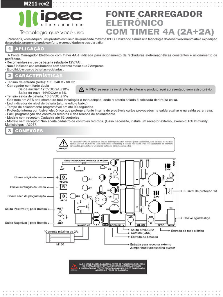 Fonte IPEC | PDF | Eletricidade | Eletrônicos