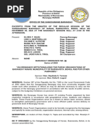 Purok System Ordinance in Bohol | PDF | Government | Government Information
