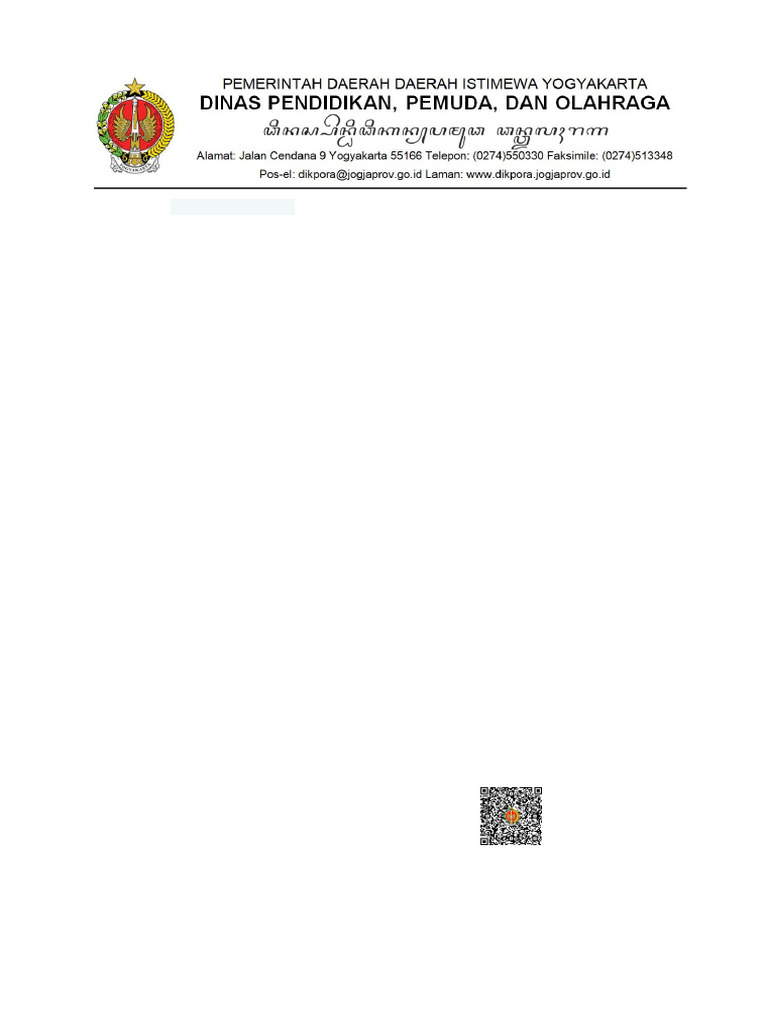 Rekomendasi COSMO Disdikpora Prov DIY | PDF