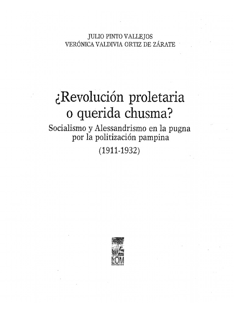 Revolucion Proletaria o Querida Chusma | PDF