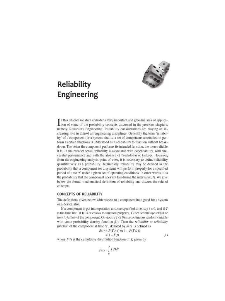 Reliability book | PDF | Reliability Engineering | Statistical Theory