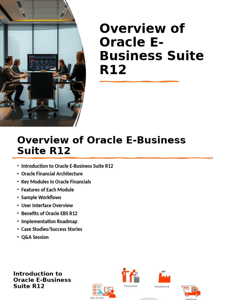 Oracle E-Business Suite R12 Overview | PDF | Accounts Payable | Business