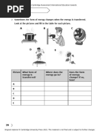 Cambridge Primary Science 4-WB Answers | PDF