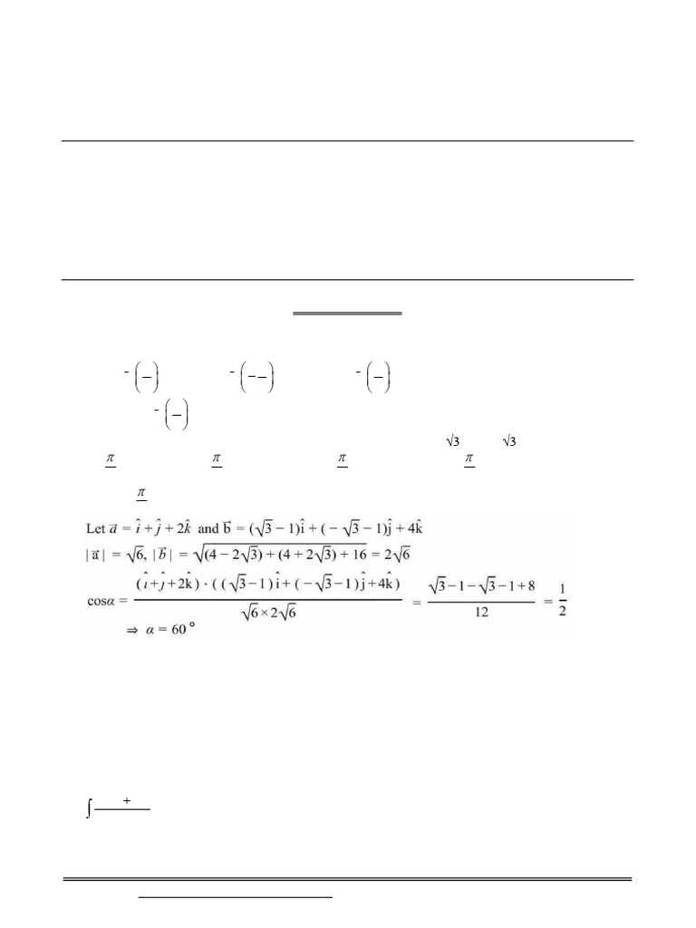 Maths Class Xii Sample Paper Test 10 For Board Exam 2023 Answers | PDF ...